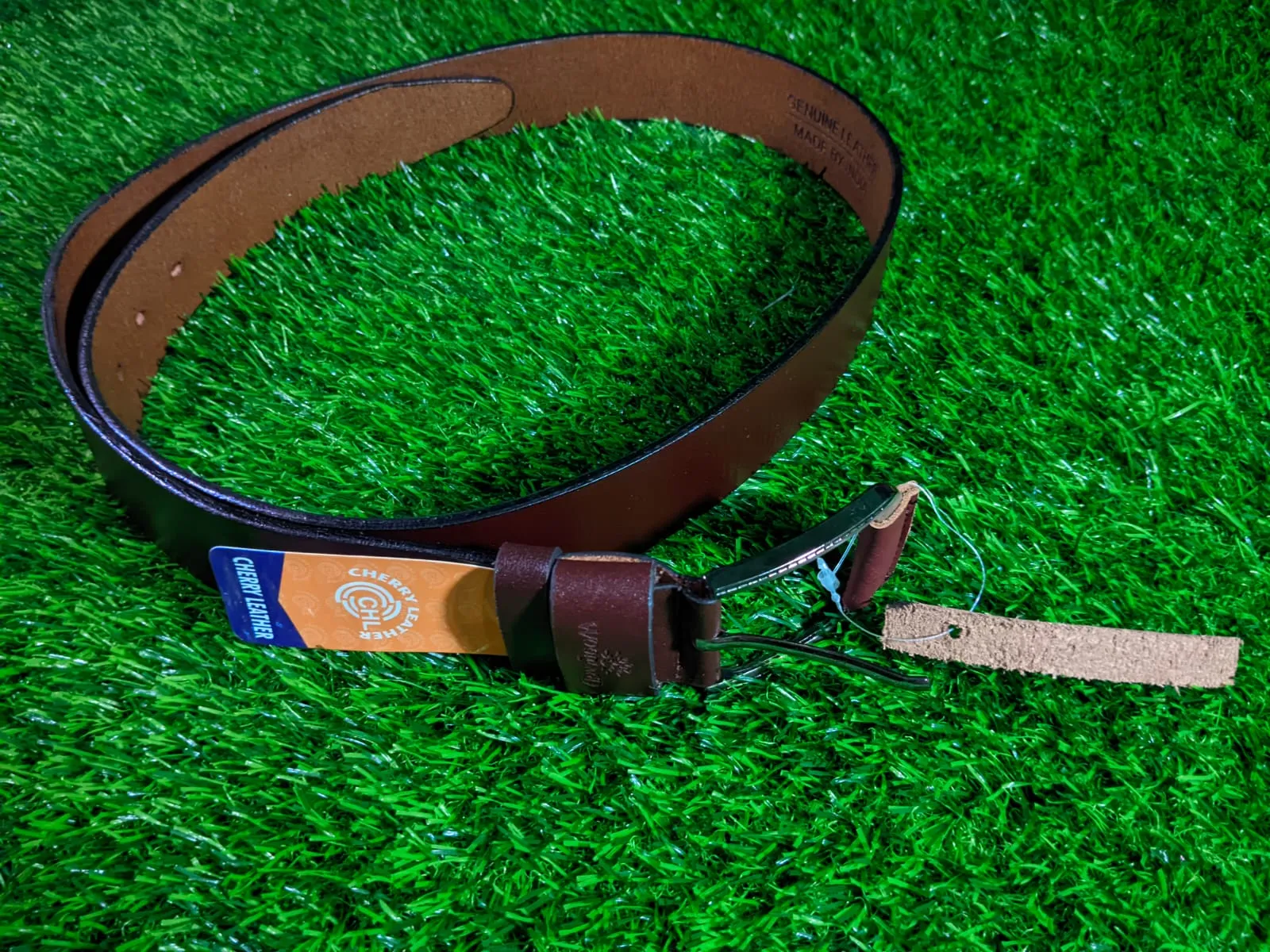 Black Men Official Leather Reversible Belt Long 126cm - Belt For Men