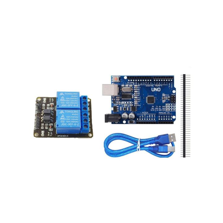 Arduino Uno With 2Ch 5V Relay Module | Daraz.com.bd