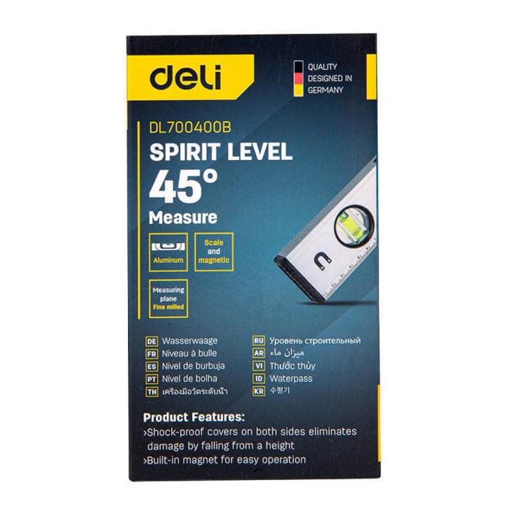 Deli Tools ED700400B Spirit level 16 inch | Daraz.com.bd