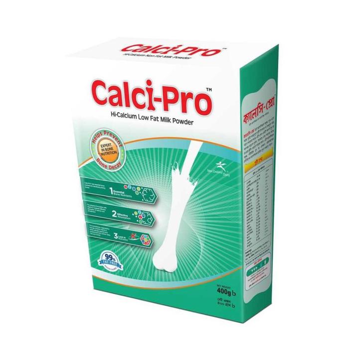 Calci-Pro Hi-Calcium Low Fat Milk Powder 400G | Daraz.com.bd