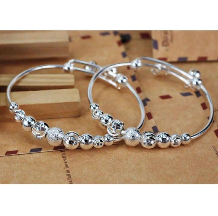 Fashionable New Design Adjustable Bangles For Baby 2 Piece Set (0-3 ...