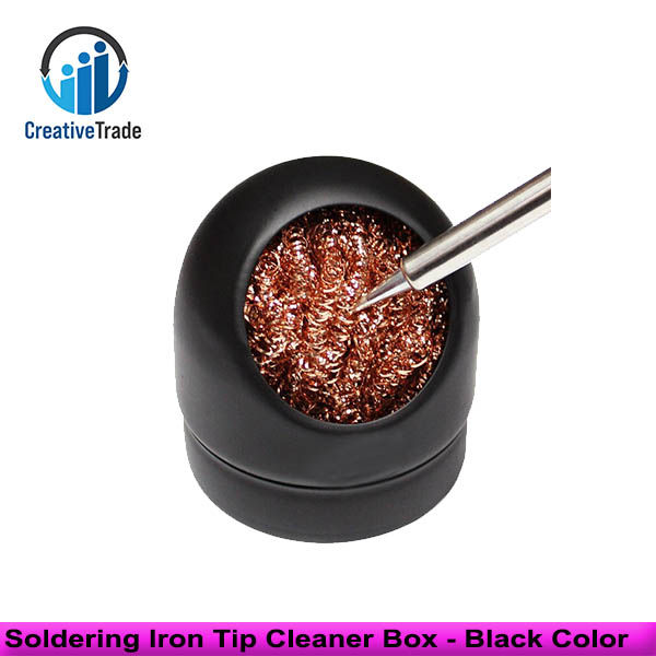 Soldering Iron Tip Cleaner - Black Color | Daraz.com.bd