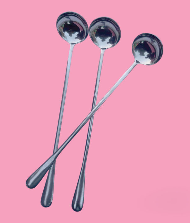 Steel Long handle Pickle Spoon Round Shape -1 Pieces-23cm/9 Inch ...