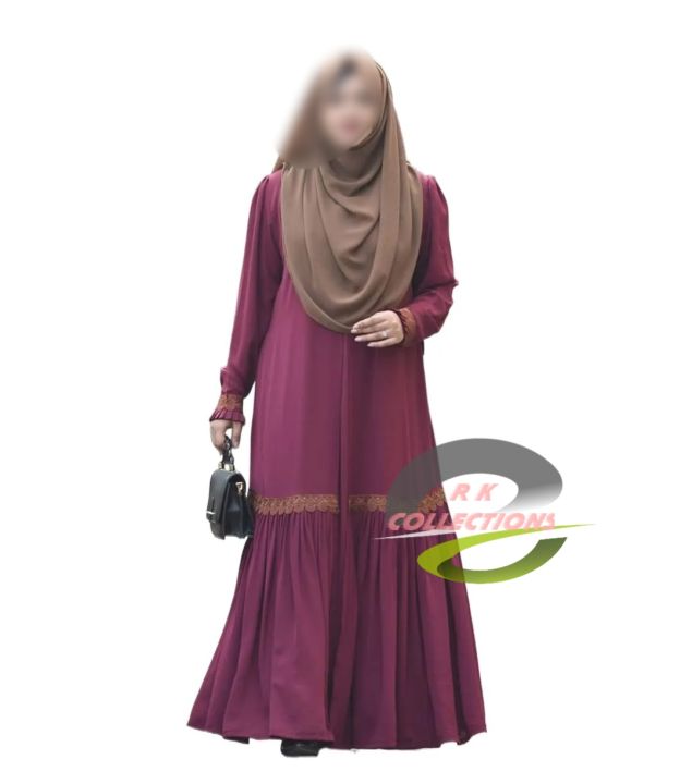 Dubai cherry fabric les Arabian adjust part kuchi borka without hijab ...