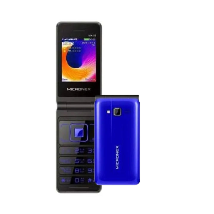 Bytwo micronexmx55 folding feature phone with one years warranty colour ...