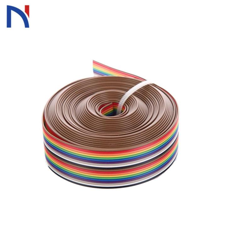 【VisioN Shop】5M/3M 20Pin DuPont Cable Rainbow Flat Line Support ...