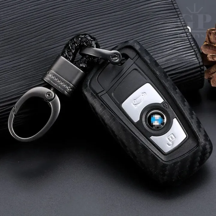 【Nice Day Toy Findings Store】(New) fiber car key case for BMW F20 X1 X3 ...