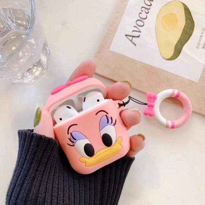 Cartoon Wireless Bluetooth Earphone Case For Apple Airpods Silicone ...