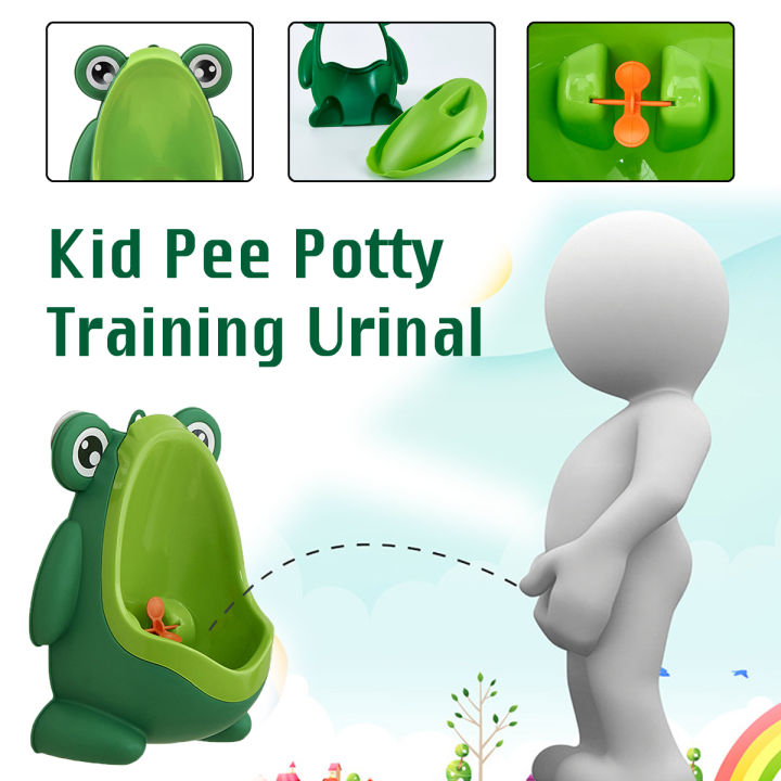 Frog Portable Pee Cute Potty Training Trainer Urinal Wall-mounted For ...