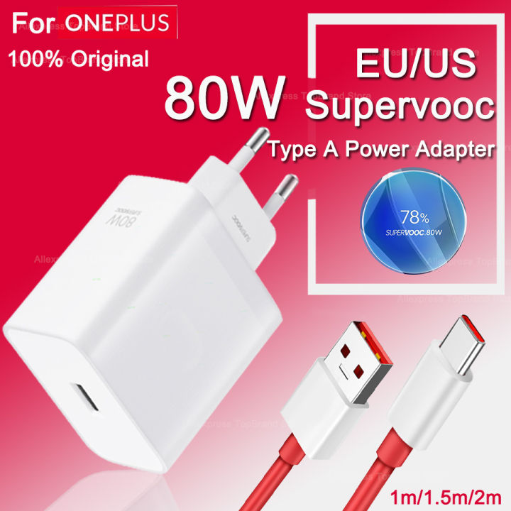 Oneplus Charger Original Supervooc 80w Type-A Adapter Super Fast ...