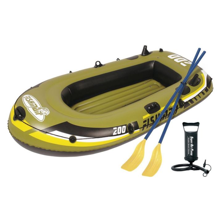 FISHMAN 200 Inflatable Boat Set with Air Pump 2 Person | Daraz.com.bd