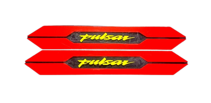 Front suspension sticker for pulser bike or bike suspension - Red and ...