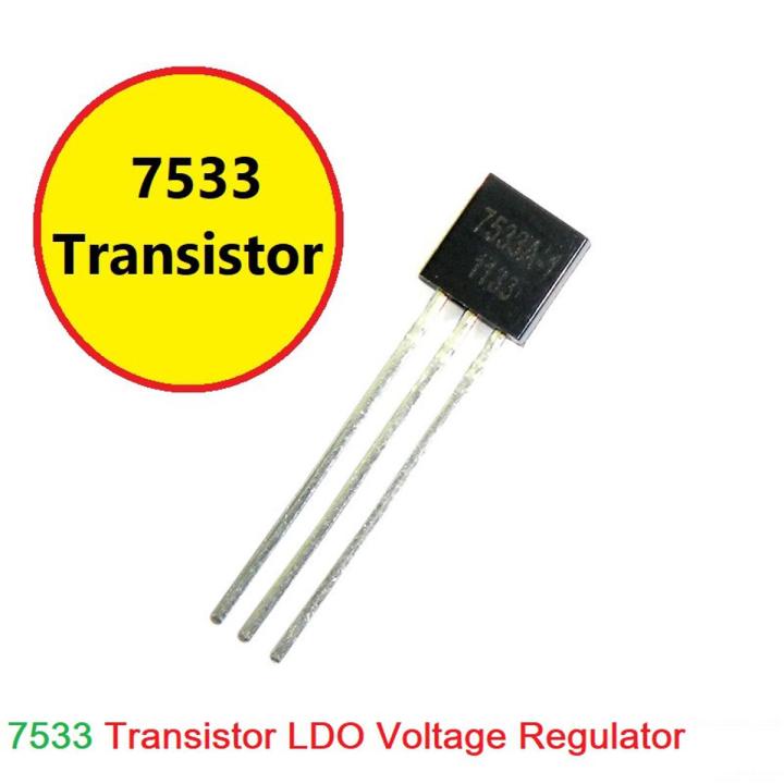 3Pcs- 7533 LDO BUCK Chip TO-92 Package 3 Pin Leads Low Voltage ...