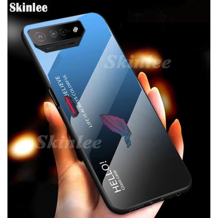 Phone Case For Asus Rog 7 Pro 7 Ultimate Back Cover Tempered Glass ...