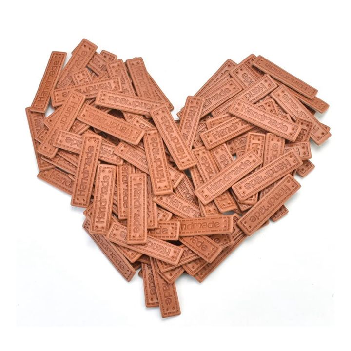 【Limited edition】 100Pcs Handmade Labels Tags Embossed Labels Textile ...