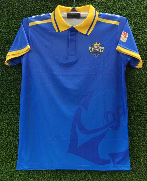 Chattogram Royals Half Sleeve Premium Polo Jersey - BPL 2026 | Daraz.com.bd