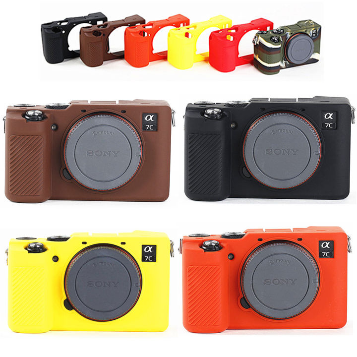 A7C Silicone Armor Skin Case Body Cover Protector Mirrorless Camera Bag ...