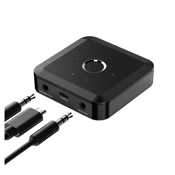 2 In 1 Bluetooth 5.2 24Bit 96Khz 3.5MM AUX Aptx Audio Transmitter ...