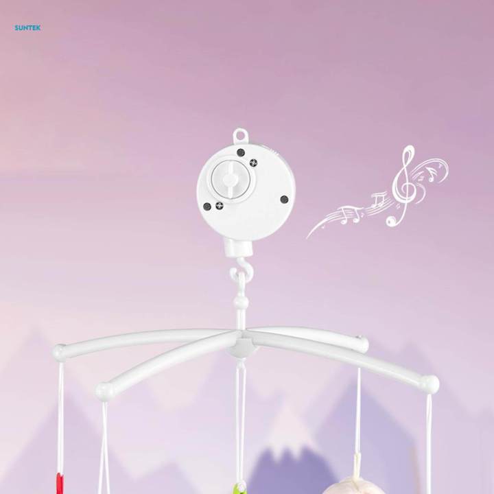 Crib Mobile Musical Box Rotary Baby Crib Bed Toy Infant Mechanical ...