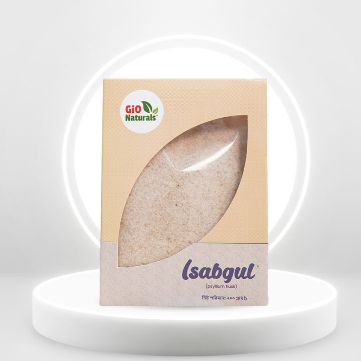 Gio Naturals Isabgul Powder/Bhusi 200 gm | Daraz.com.bd