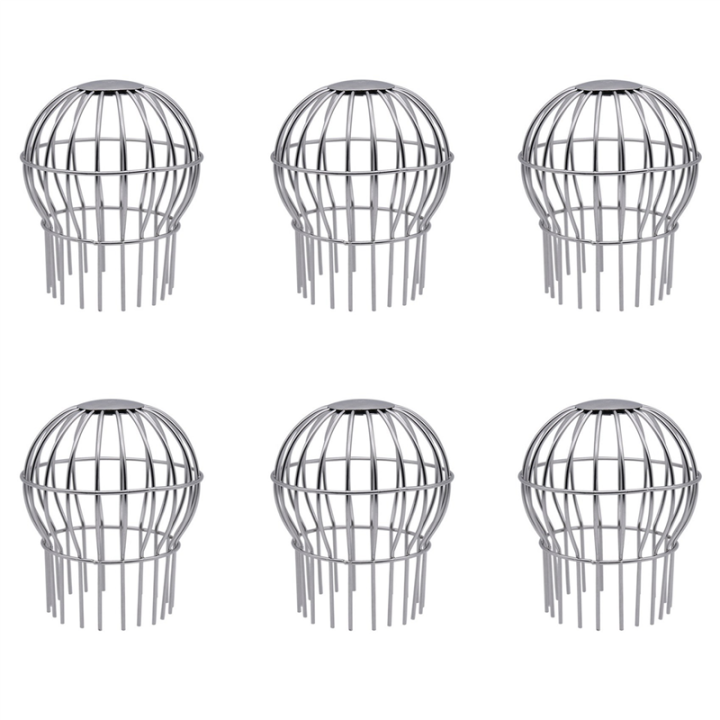 6X Drain Outdoor Roof Anti - Blocking Line Cap Round Net Cover Drainage ...