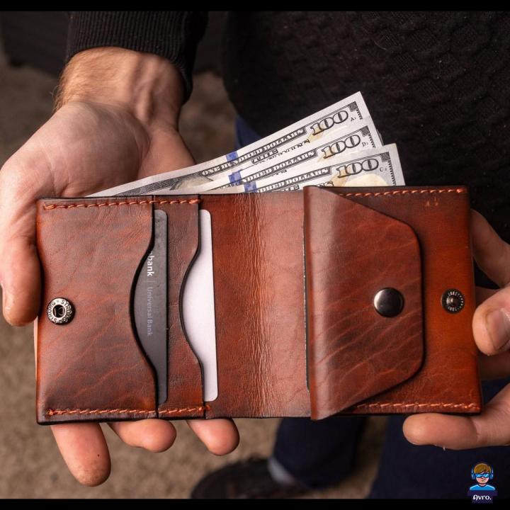 Money Purses Classic Bifold Wallet Card Holder, Coin Pocket Chocolate ...