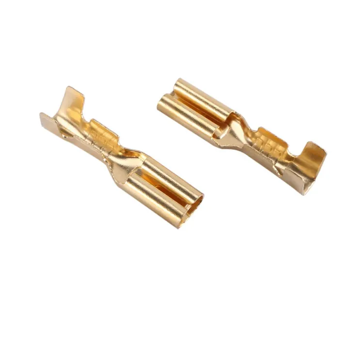 600Pcs/150Pairs Female Male Spade Crimp Terminals Sleeve Wire Wrap ...