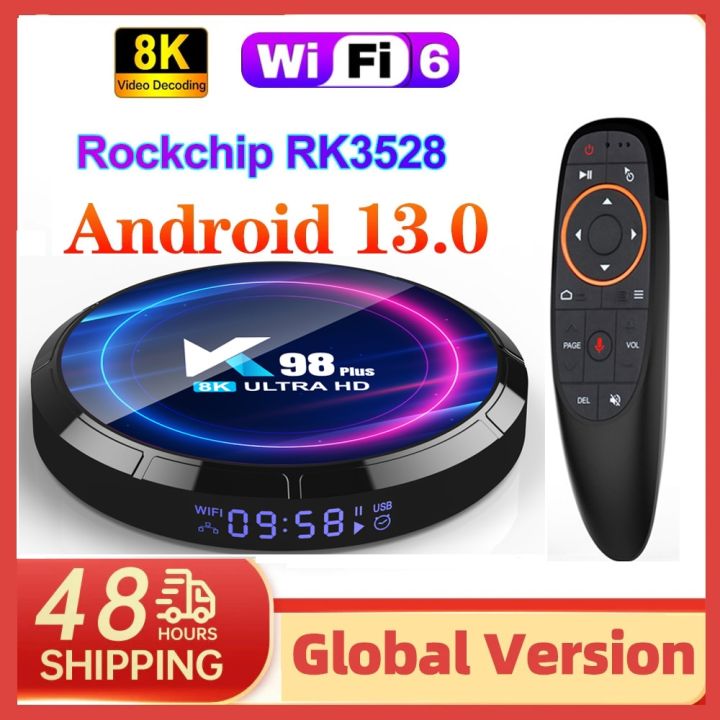 K98 PLUS Smart TV Box Android 13 RK3528 4GB 32GB 64GB 4K 8K 3D 5G Dual ...