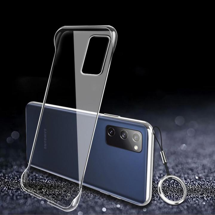 Ultra Thin Frameless Clear PC Hard Phone Case For Samsung Galaxy S21 S20 FE S10 S9 Plus Note 20 ...