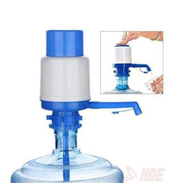 Manual Drinking Water Pump Dispenser - White and Blue | Daraz.com.bd