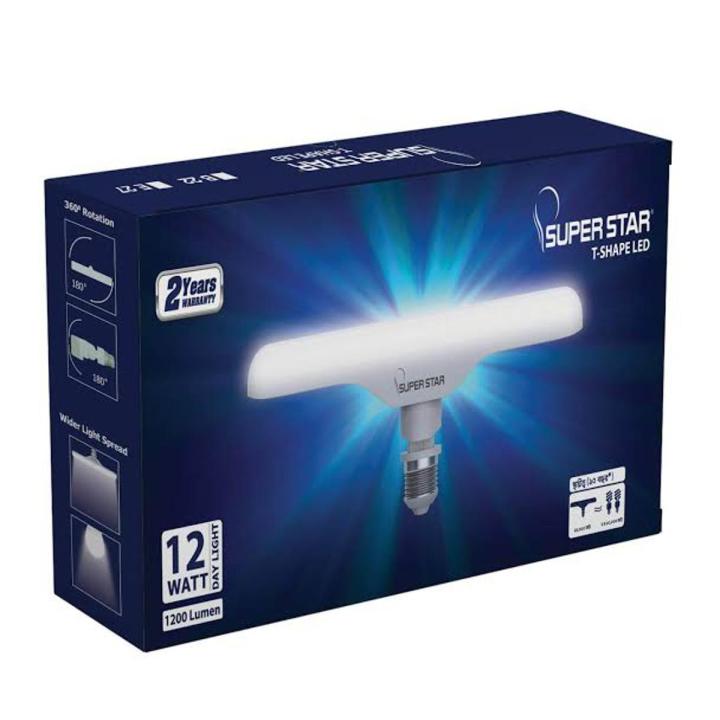 Super Star LED T-shape Daylight Bulb B-22 (Pin) | Daraz.com.bd