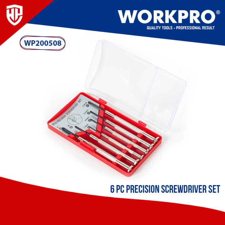 Workpro 6 Piece Precision Screwdriver Set | Daraz.com.bd