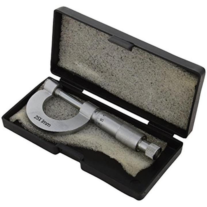 Micrometer Screw Gauge 25 mm, SS Thread in Black Box | Daraz.com.bd