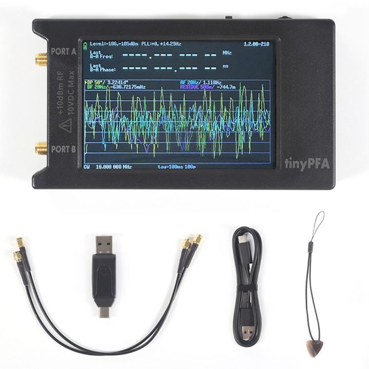 4 inch TouchScreen Portable TinyPFA Phase Frequency Analyzer 1MHz ...