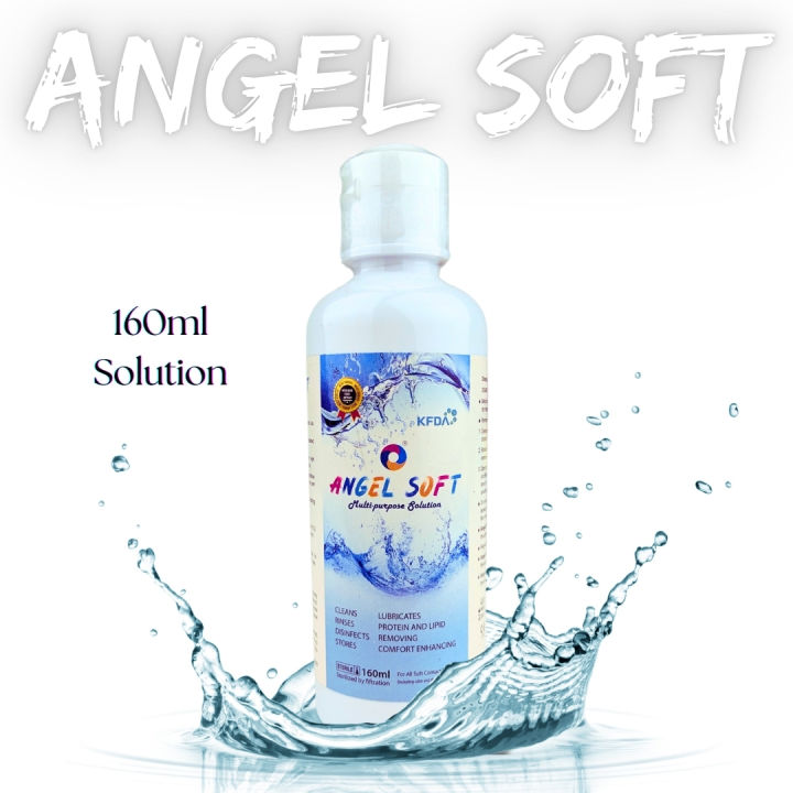 Angel Soft Contact Lens Solution 150ml Contact Lens Angel soft Solution ...