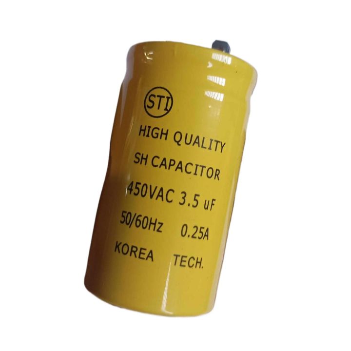 3.5uF Fan Capacitor ORIGINAL 3.5uF Celling Fan Capacitor KOREA TECH ...