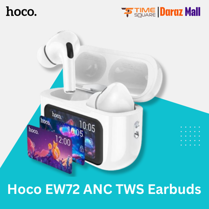 Hoco EW72 Touch Screen ANC True Wireless Earphones -Time Square | Daraz ...