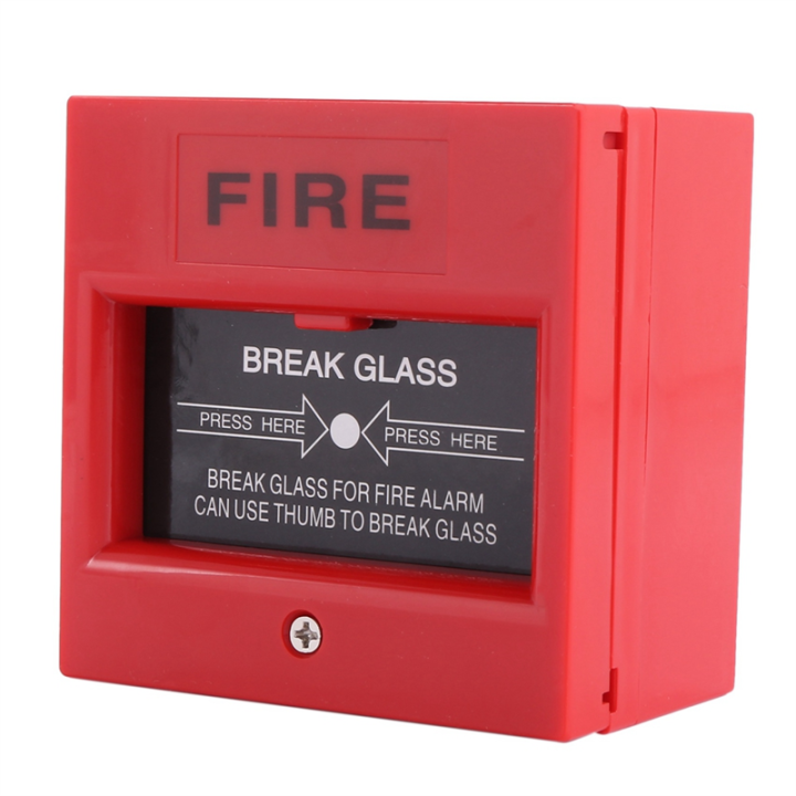 TWEXQNY 3X AC 250V/12V DC 12V Resettable Manual Call Point Fire Alarm ...