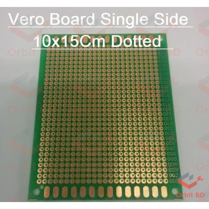 Veroboard Single Side Dot 15x10cm Glass Fiber Stripboard PCB Printed ...