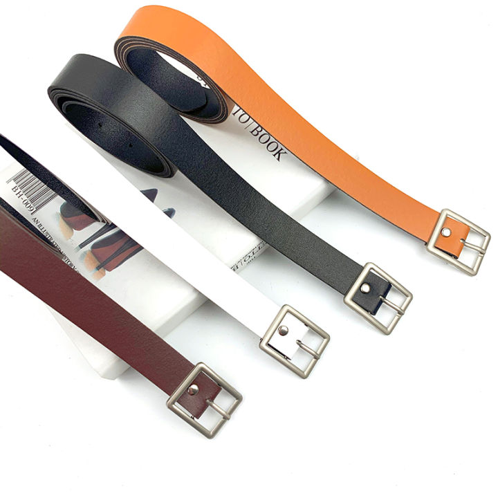 Square Buckle Leather Belt Women Belts For Women Dress Waistband MJD ...