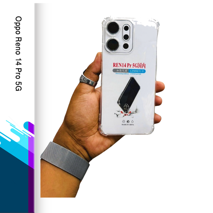 For Oppo Reno 14 Pro 5G - USG Premium Silicone Case Crystal Clear Soft ...
