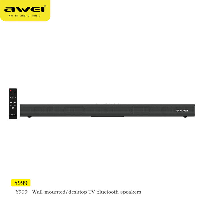 Awei Y999 50w Bluetooth Speaker Wireless Bass Subwoofer Indoor Speakers ...