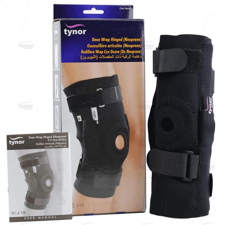 Tynor Knee Wrap Hinged (Neo) J-15 Compression, Support, Pain Relief ...