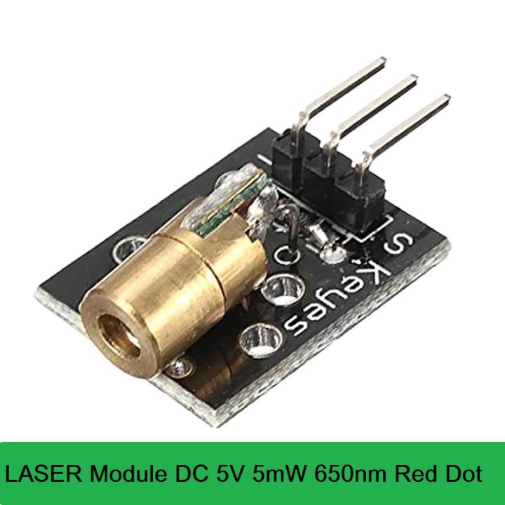 LASER CIRCUIT Board Module DC 5V 5mW 650nm 3 Pin RED Dot Laser Diodes ...