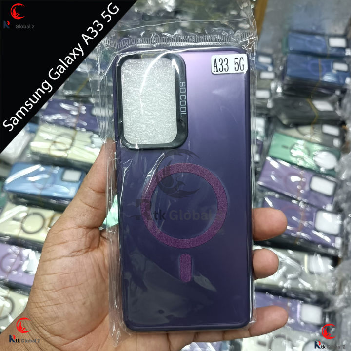 For Samsung Galaxy A33 5G / Back Cover Soft Silicone Bump Hard Back ...