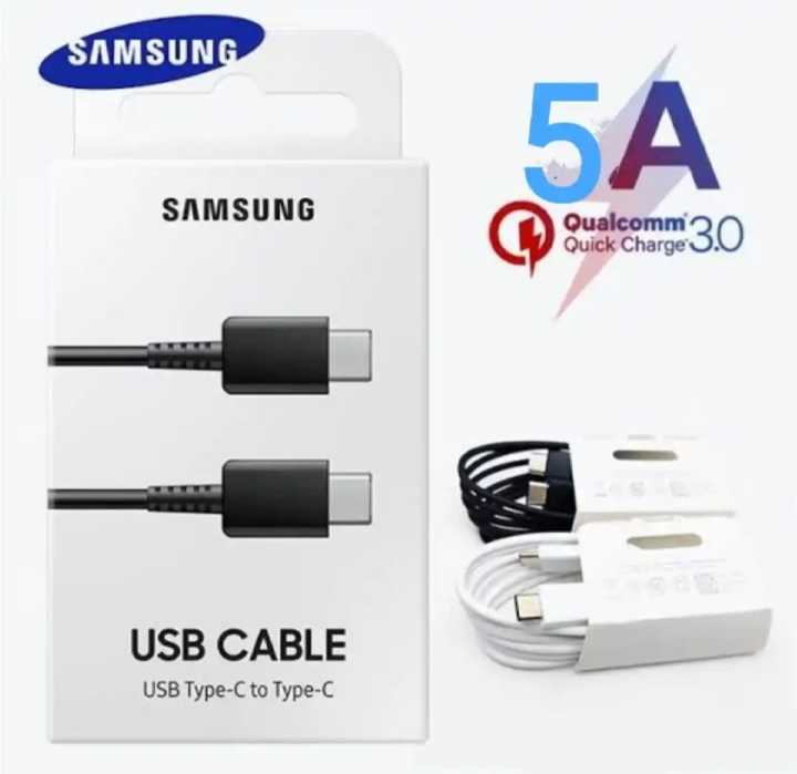 Samsung Originel Fast Charging USB Type-C to Type-C 5A Cable | Daraz.com.bd