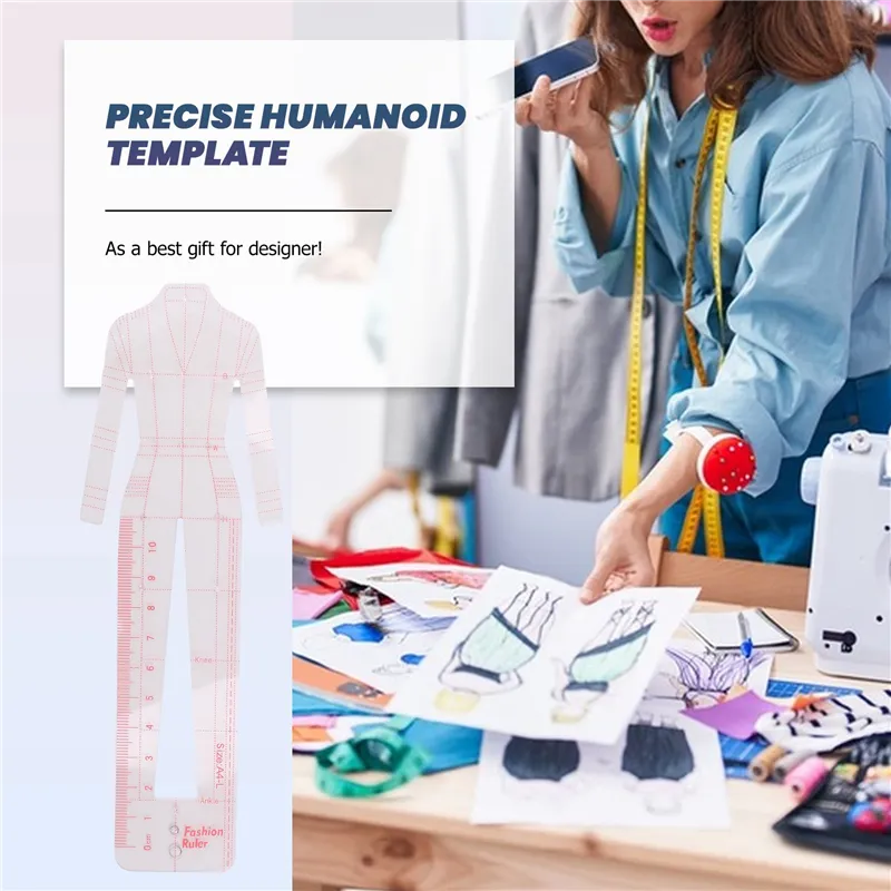 Fashion Designer Supplies Fashion Illustration Ruler Figure Sewing ...