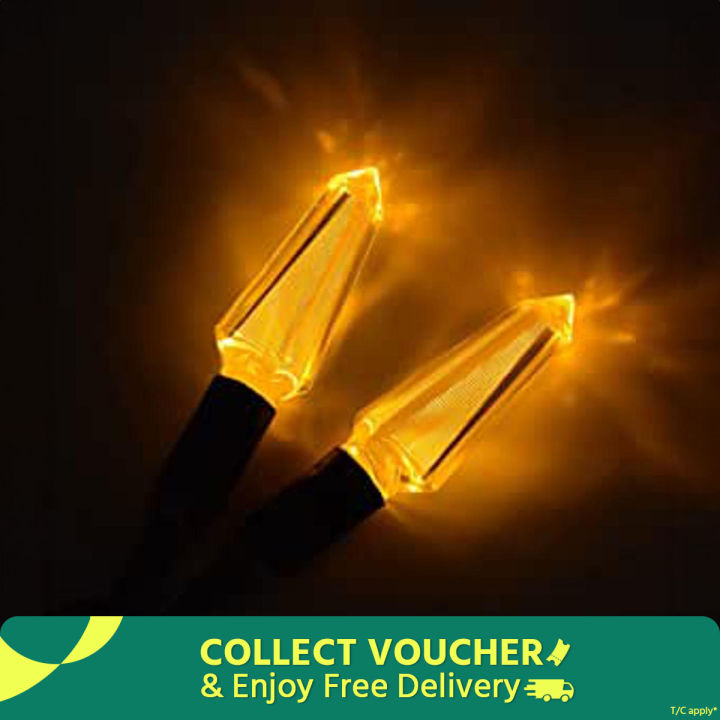 transparent indicator light motorcycle or Side light for Motorcycle 2 ...