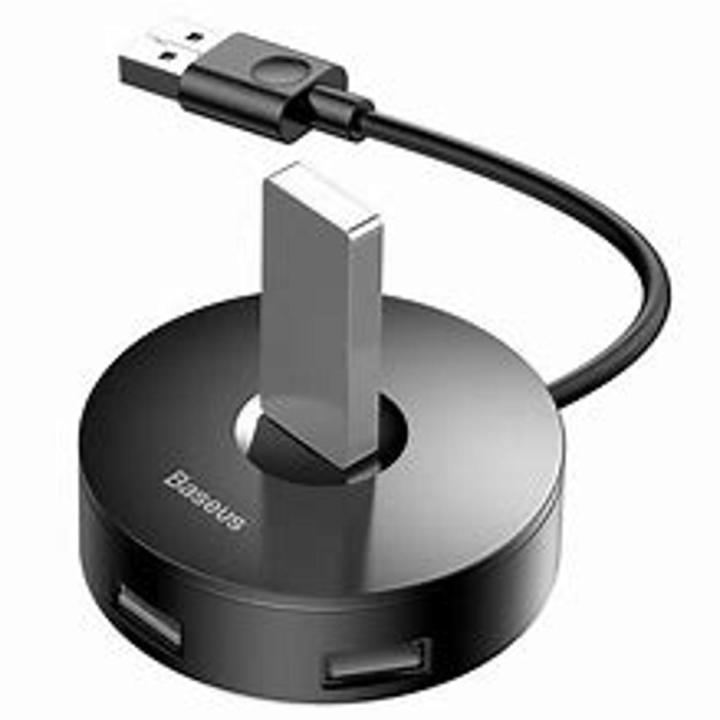 BASEUS ROUND BOX 4-PORT USB 3.0 HUB WITH USB-C CABLE | Daraz.com.bd