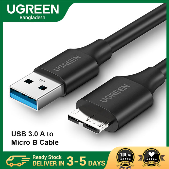 UGREEN US130 USB 3.0 A to Micro B Cable - 0.5M/1M - UGREEN Micro USB 3. ...